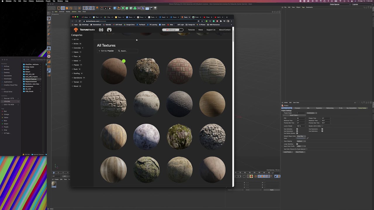 Using Downloaded Materials in C4D (...and Troubleshooting Material ...