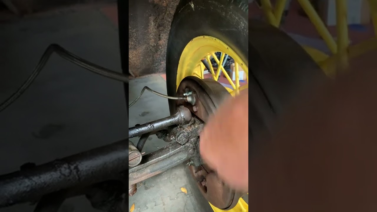 1930 Ford model a hydraulic brakes overview - YouTube