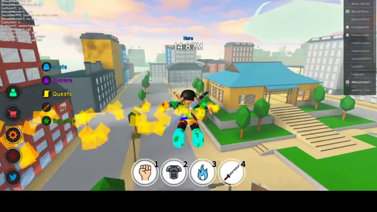 Anime fighting sim part 1 - YouTube