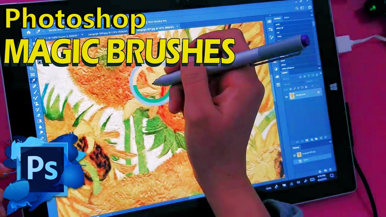 Photoshop Magic Brush - Impressionist Brush and Pastel - New Technology ...
