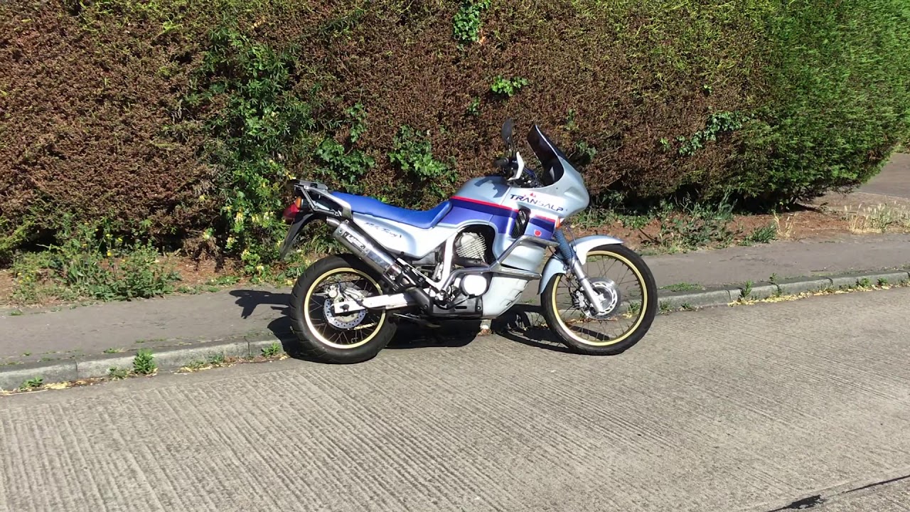 Honda 600 Transalp 50th Anniversary addition. - YouTube