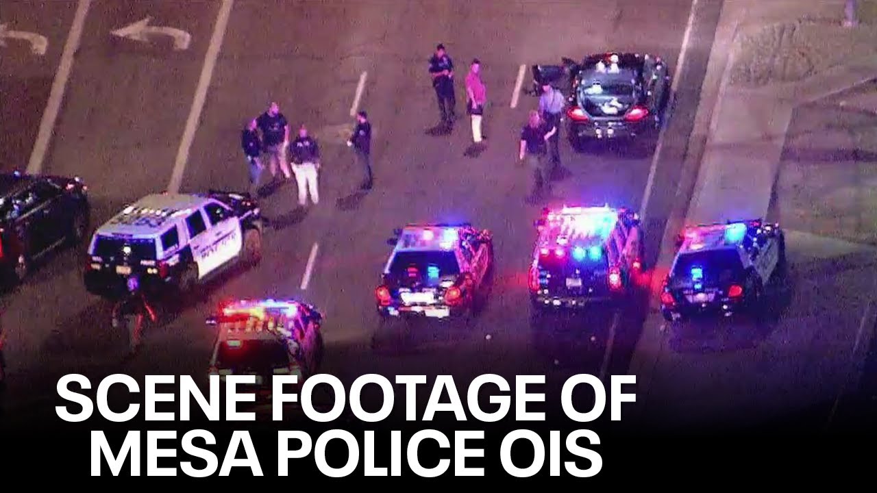 Mesa Police officer-involved shooting scene - YouTube