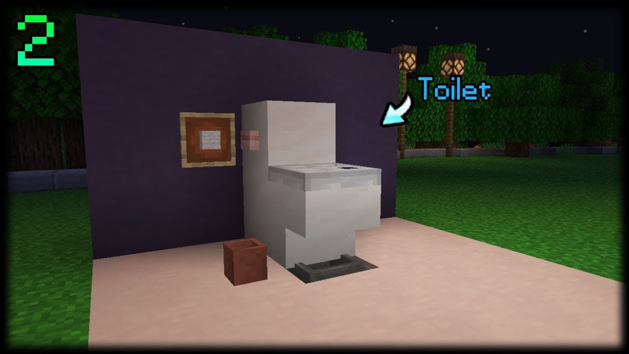 Cách có một cái toilet trong Minecraft - YouTube