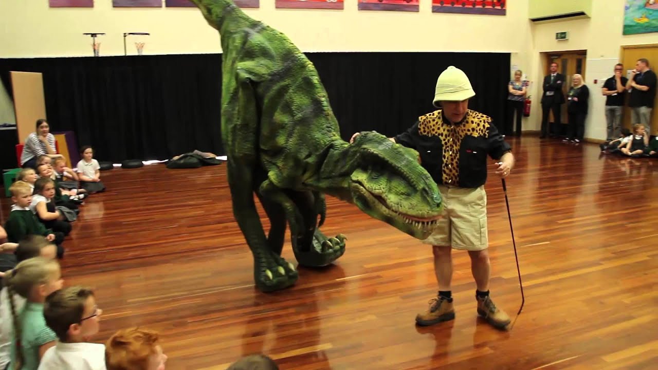Sophie the T-Rex goes to school - YouTube
