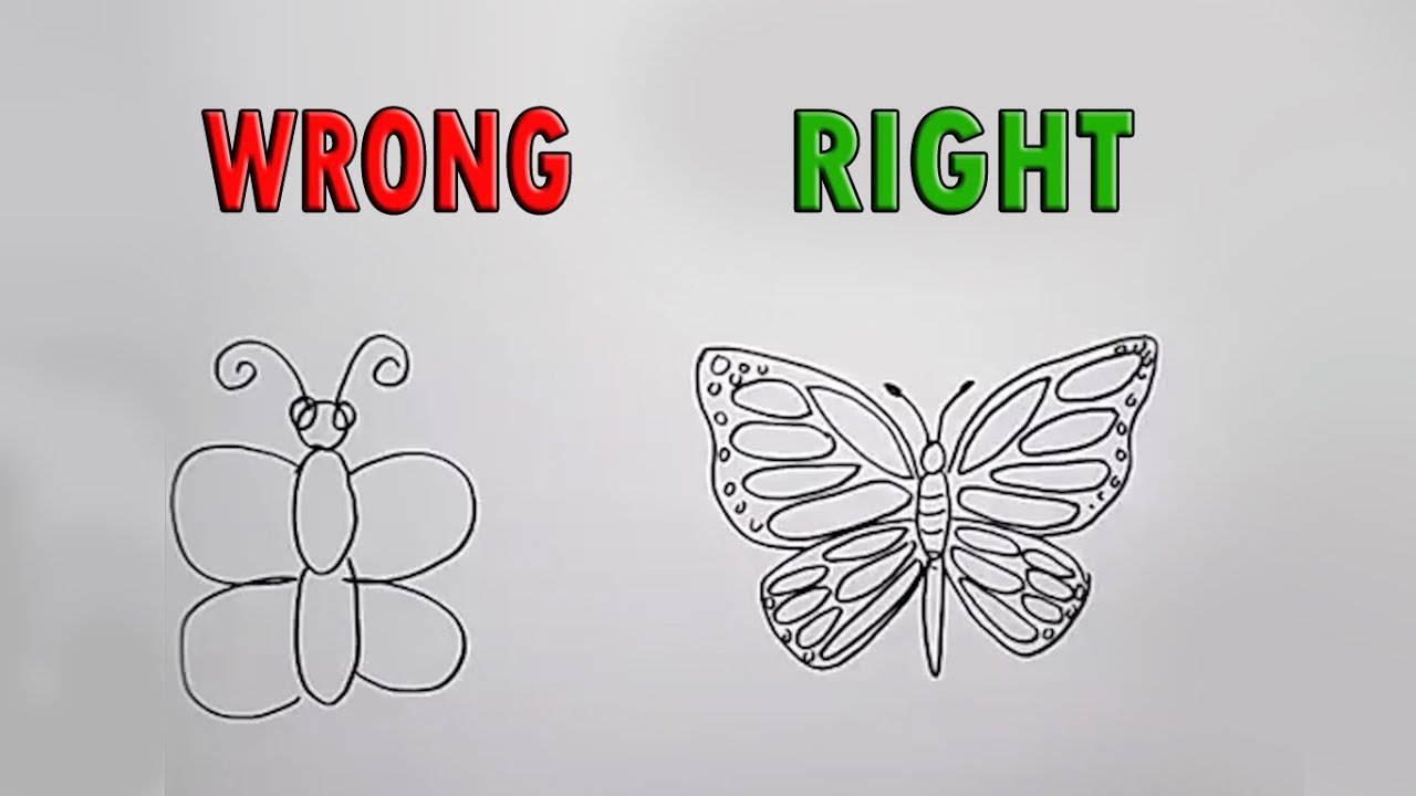 How to draw BUTTERS easily and correctly - YouTube