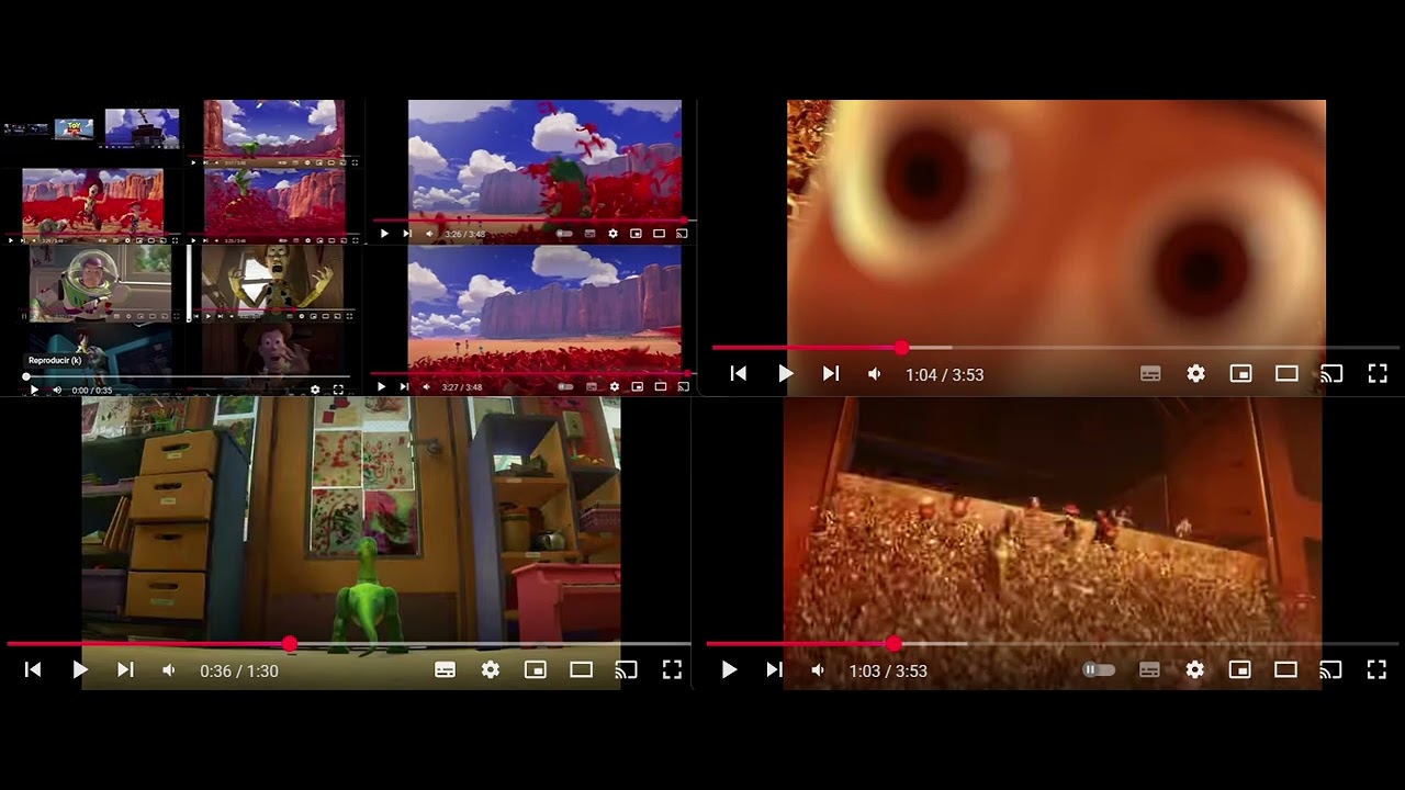 Up To Faster 83 Parison Scream Toy Story 1,2,3,4 - YouTube