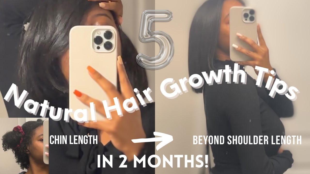 5 Tips For Natural Hair Growth + Retention | Amaiya Mykale - YouTube