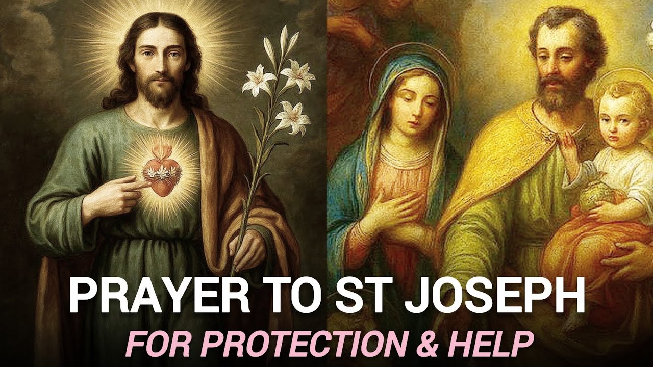 Prayer to St Joseph for Protection & Help - YouTube