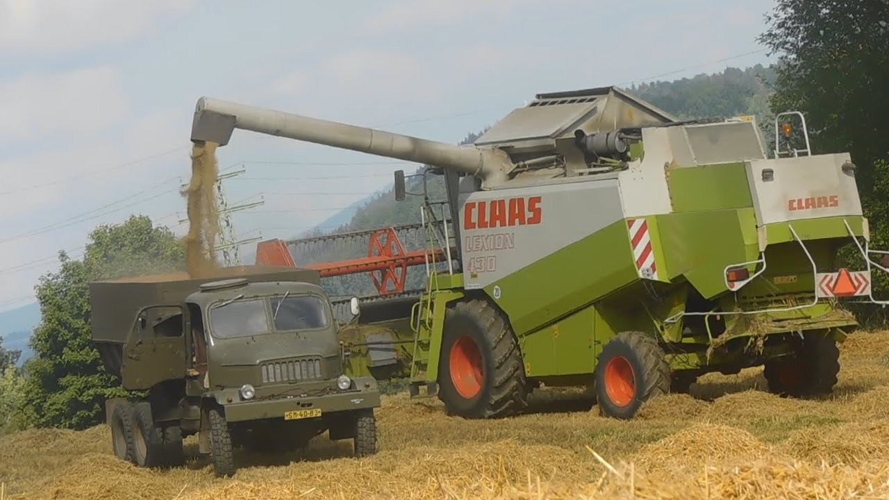 Praga V3S & Claas lexion 430 / Žně 2022 - YouTube