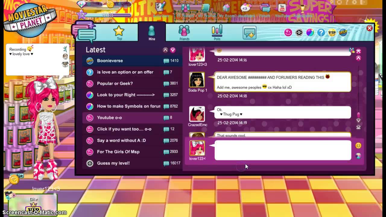 Moviestarplanet ( Forums ) - YouTube