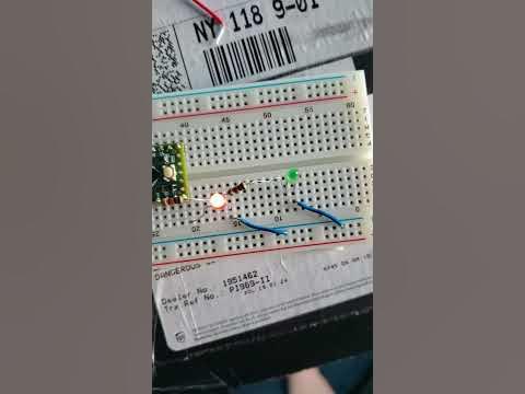 First Teensy Arduino Circuit - YouTube