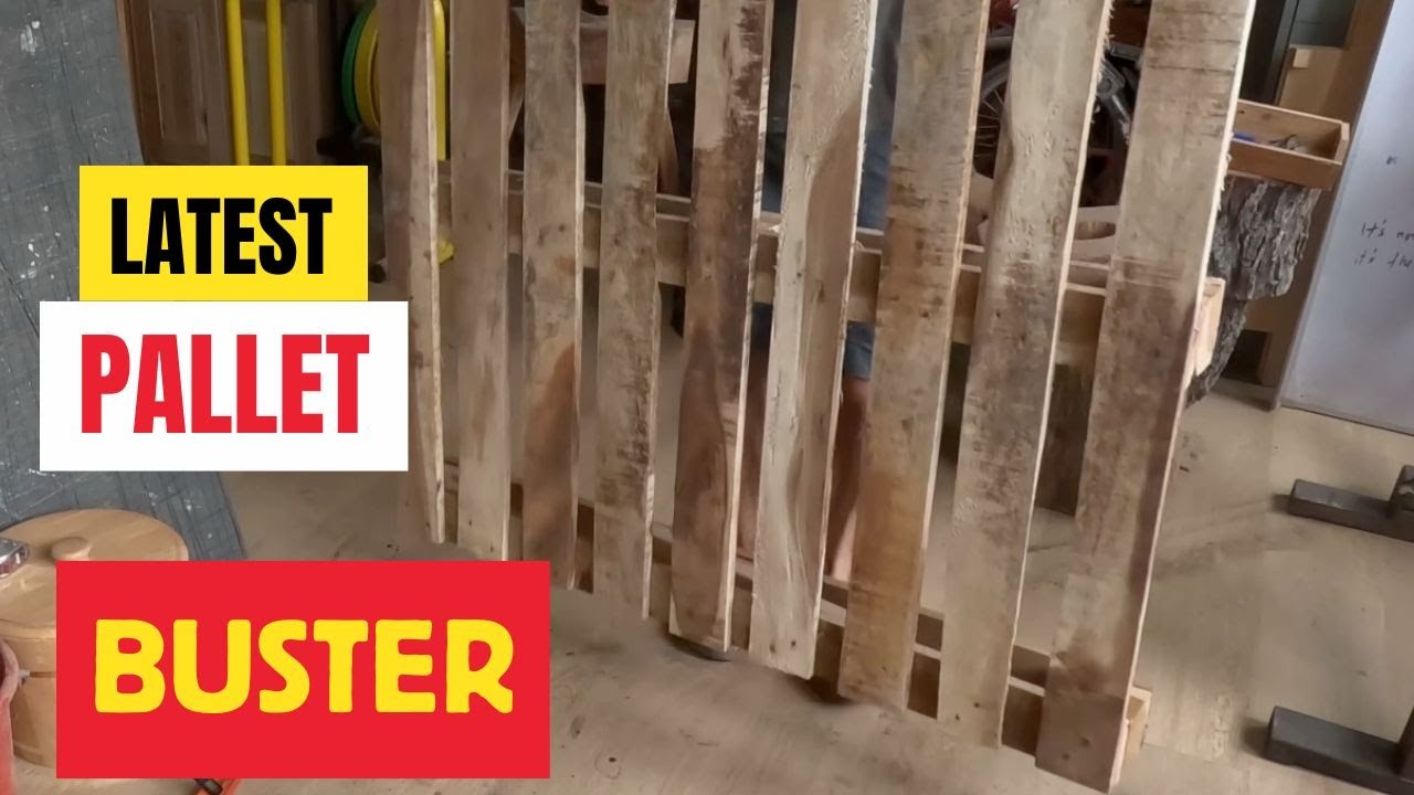 Easiest way to dismantle Pallets... no need for pallet buster! - YouTube