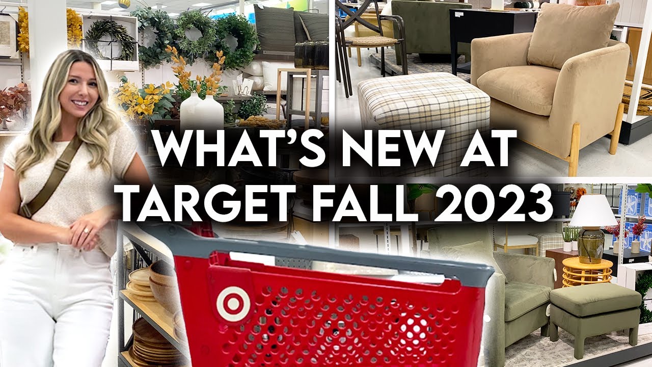 TARGET SHOP WITH ME FALL 2023 | NEW HOME DECOR + FURNITURE - YouTube