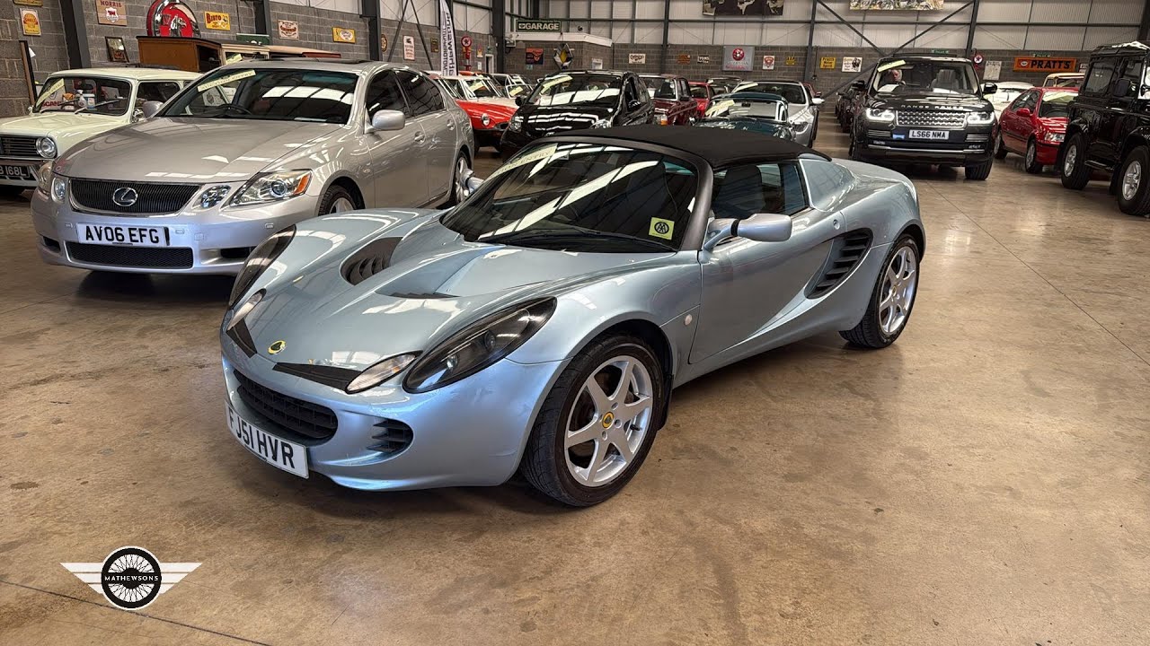 2001 LOTUS ELISE | MATHEWSONS CLASSIC CARS | AUCTION: 30 & 31 JULY & 1 ...