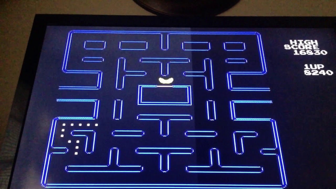 Me playing pac man(forward and reversed) - YouTube