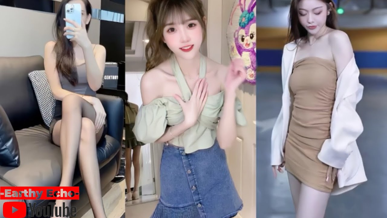 Earthy Echo 🔥 Teen Fashion + Denim Shorts + Bodycon Skirts + Perfect Figures‖ TikTok Compilation ...