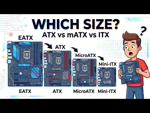 Motherboard Sizes Explained in 6 Minutes! ATX vs MicroATX vs Mini-ITX vs EATX
