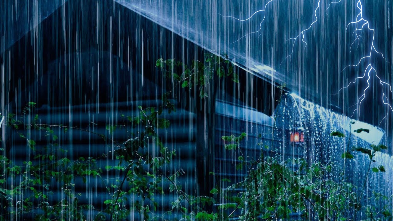 The Best of Gentle Night Rain, Rain Sounds for Sleeping - Heavy Rain to ...