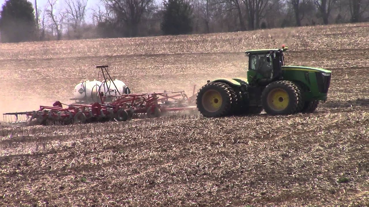 John Deere 9560R with Triple Tires - YouTube