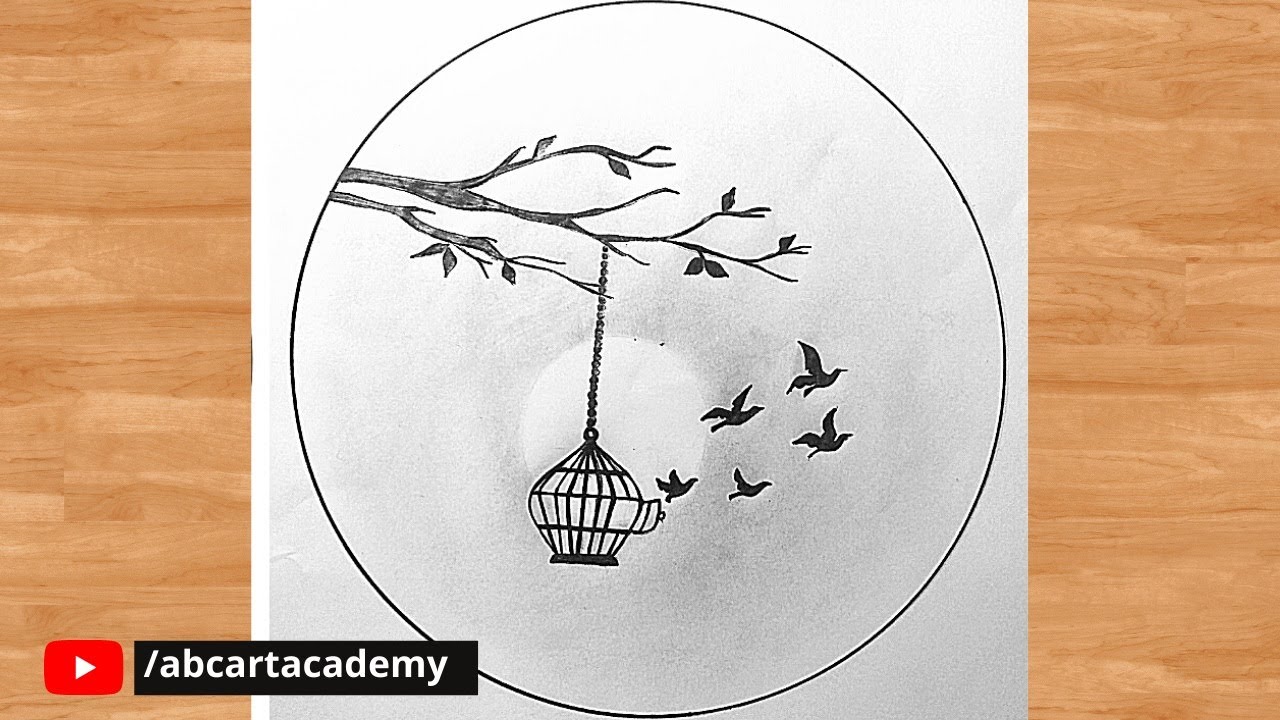 Freedom Drawing | How to Draw Birds Got Freedom? ABC Art Academy - YouTube