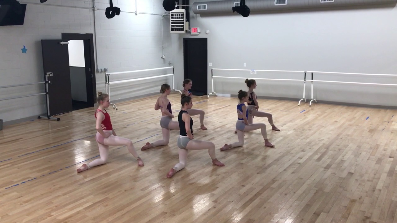 Ballet center combination - YouTube