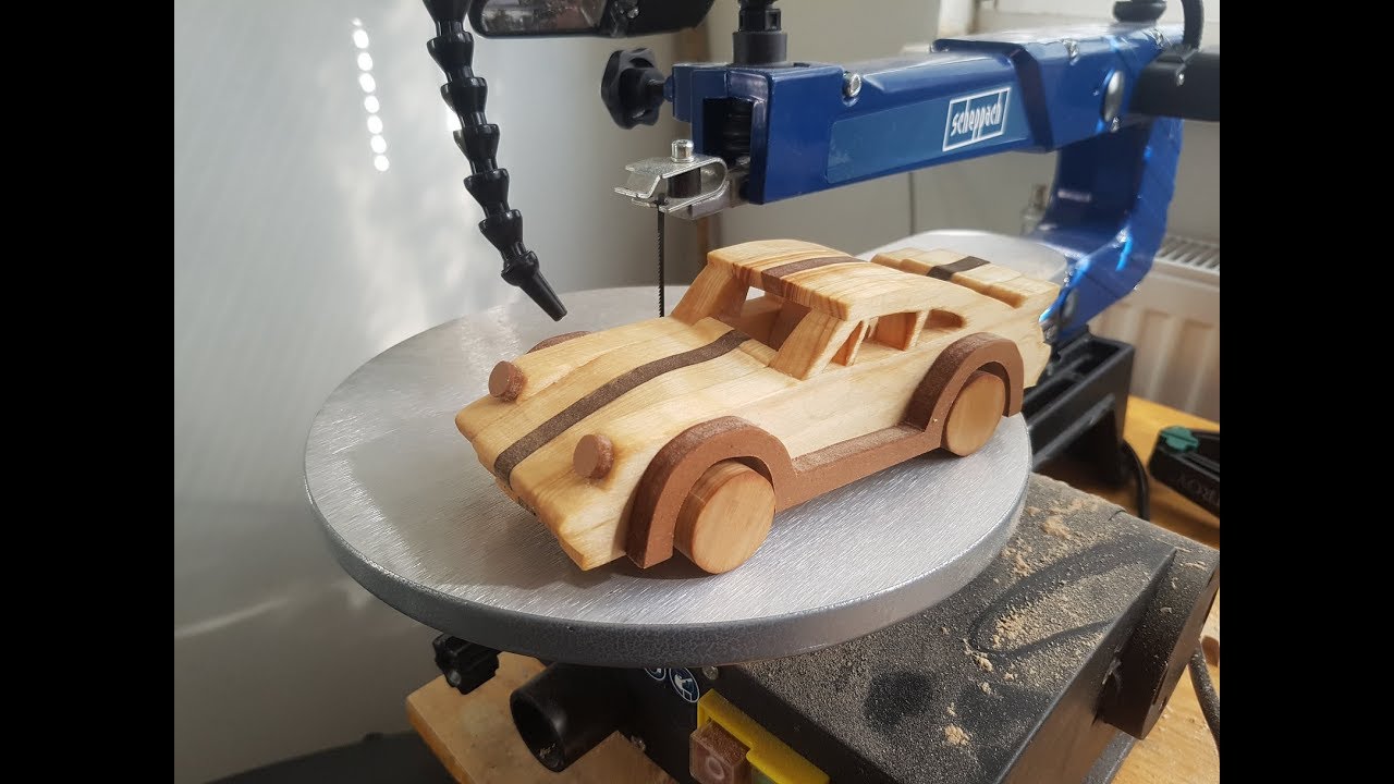 Wooden Car model Porsche 911 | Dremel Moto Saw and Scheppach sv 1600 ...