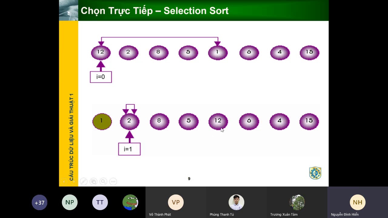 [CTDL] - Buổi 7 - Thuật toán sắp xếp - P.1 (1/2) - YouTube