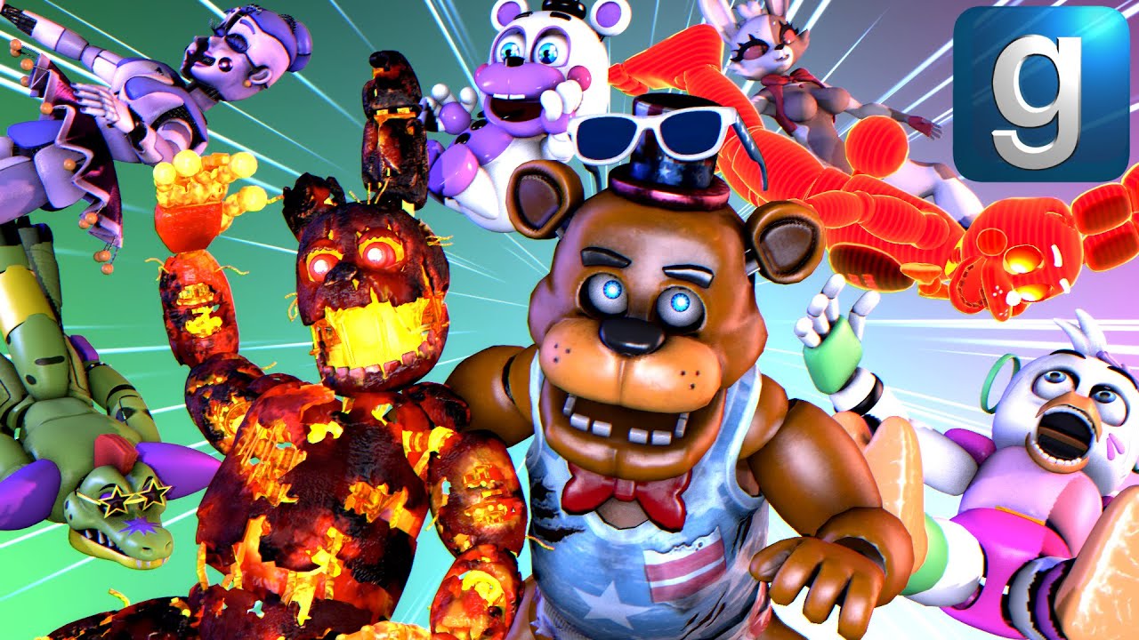 Gmod FNAF | Throwing FNAF Off A Building! [Part 6] - YouTube