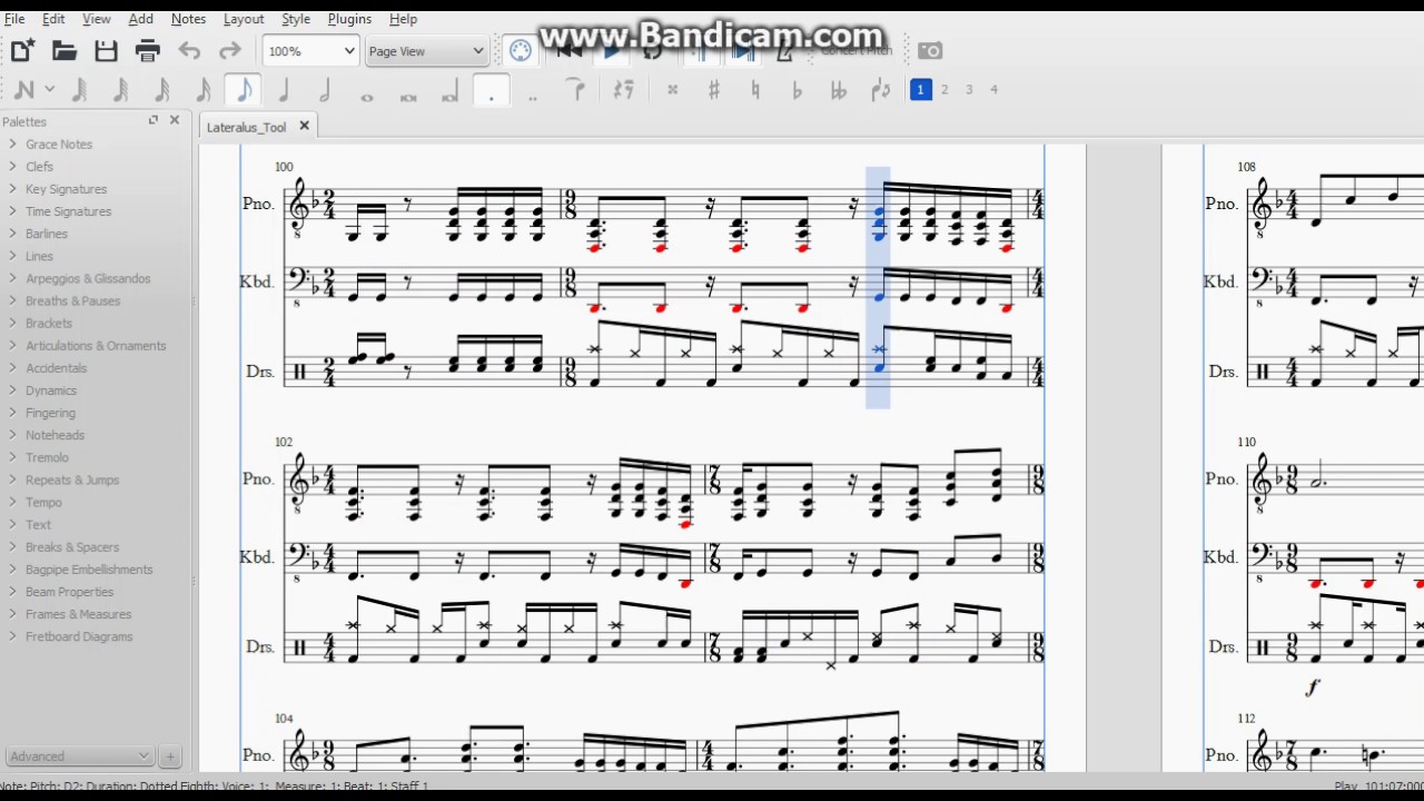 Lateralus - Tool (MuseScore) - YouTube