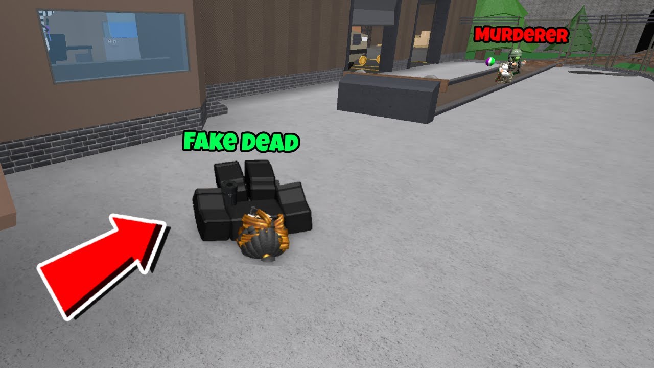 I Pretended To Be Dead In Roblox MM2! - YouTube