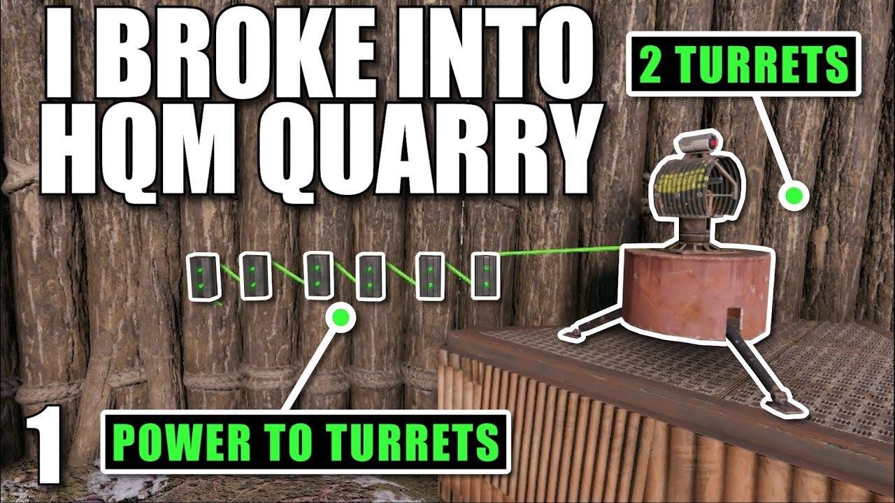 I BROKE INTO HQM QUARRY on WIPE DAY | Solo Rust - YouTube