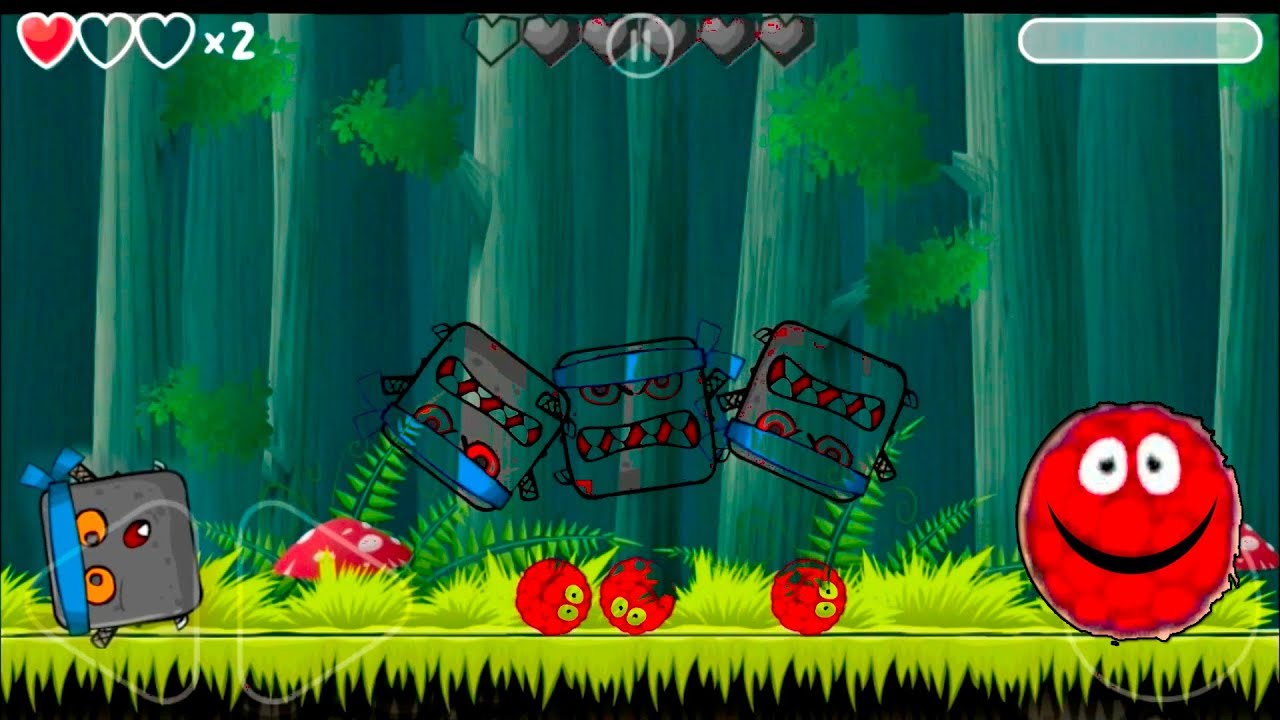 Ghostly Boss Red Ball 4 Into The Deep Forrest Red Bill Bery Ball Night ...