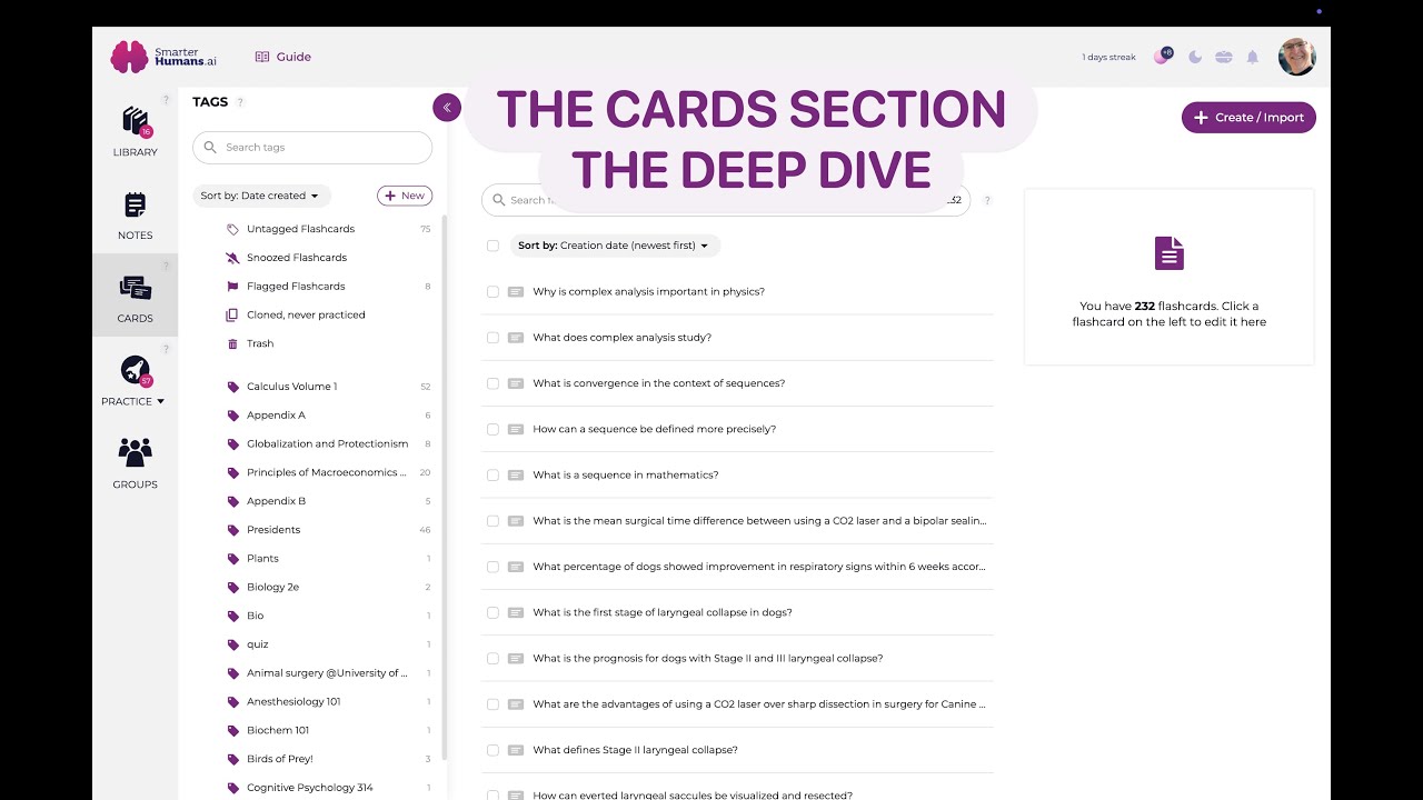 CARDS section– The Deep Dive - YouTube