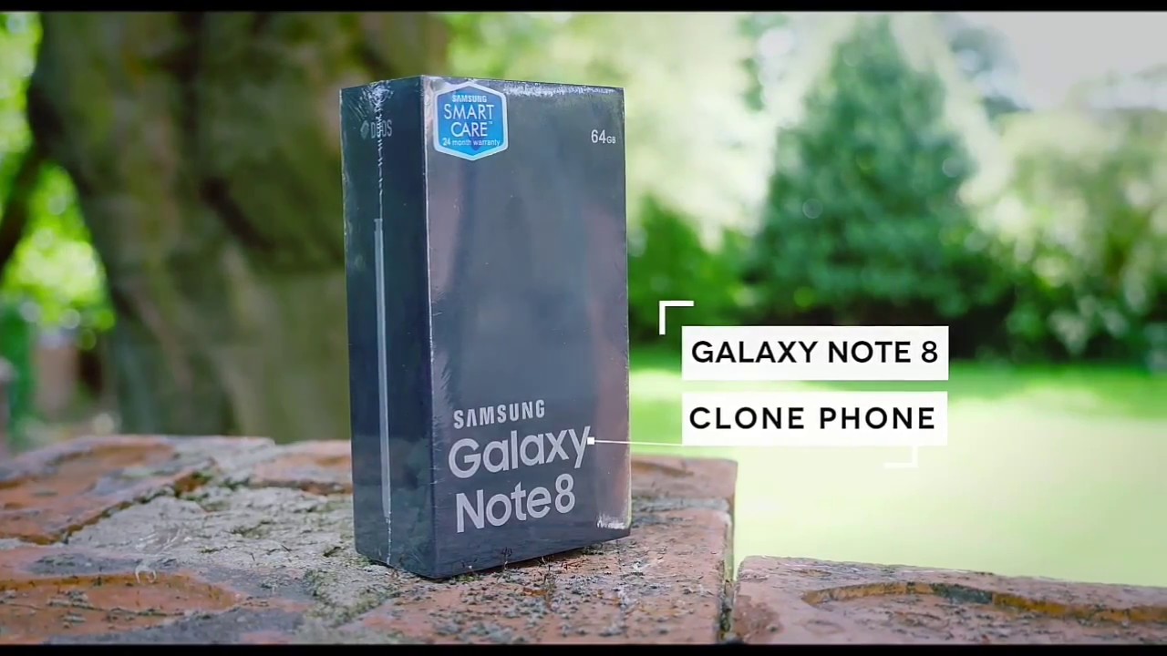 SAMSUNG GALAXY NOTE 8 UNBOXING 😎 😎 (clone phone) - YouTube