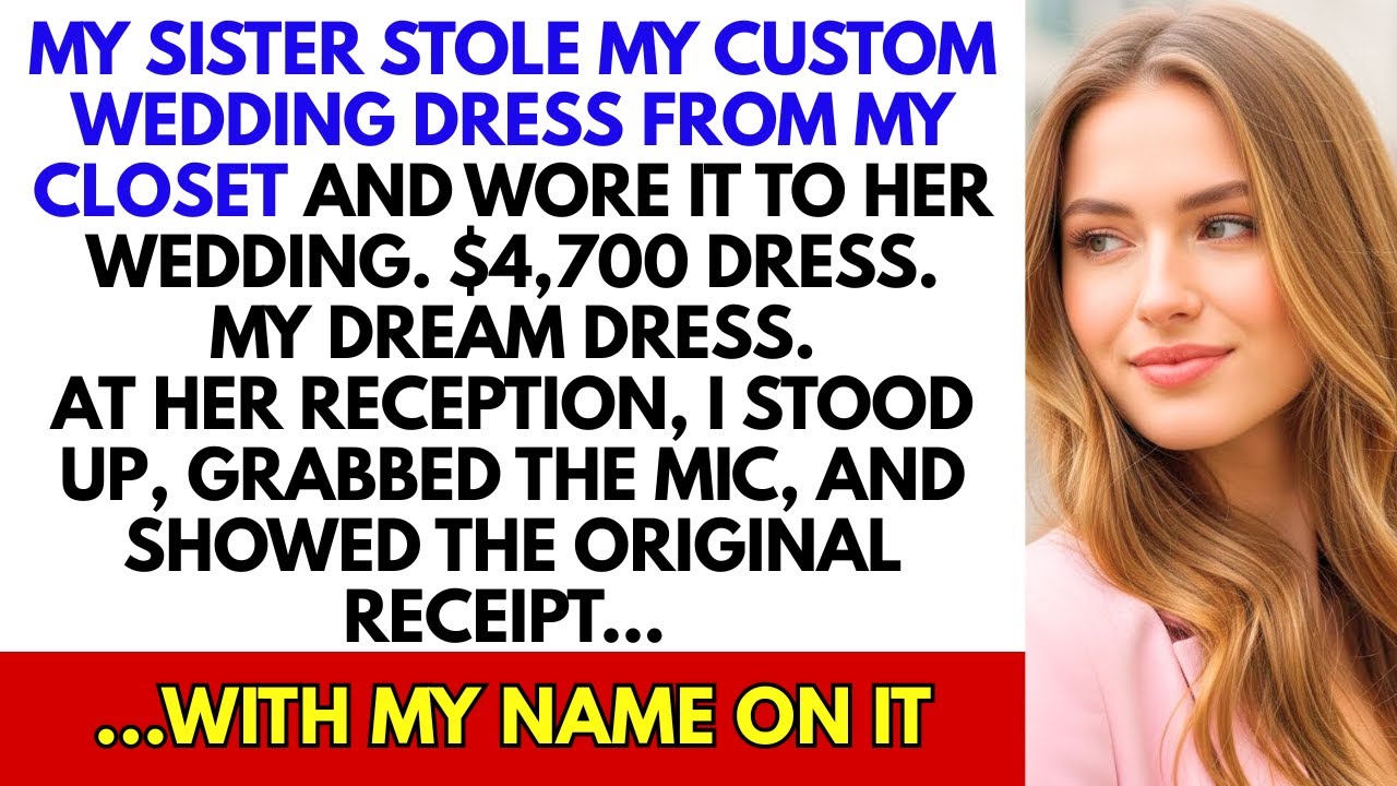 Sister Stole My Wedding Dress And Wore It To Hers. At The Reception, I ...