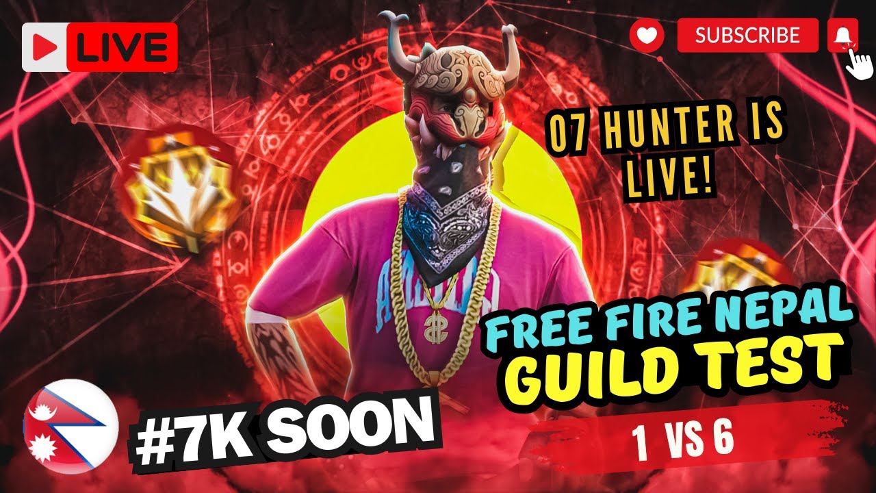 FF Guild Test Live/Top 1 Guild Vs Gold Master Enemy Guild 🔥 FF Nepal ...
