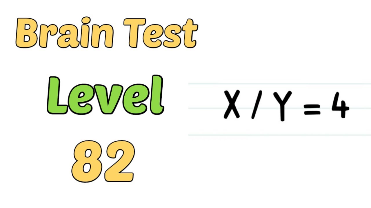 Brain Test Level 82 make this equation correct walkthrough solution ...