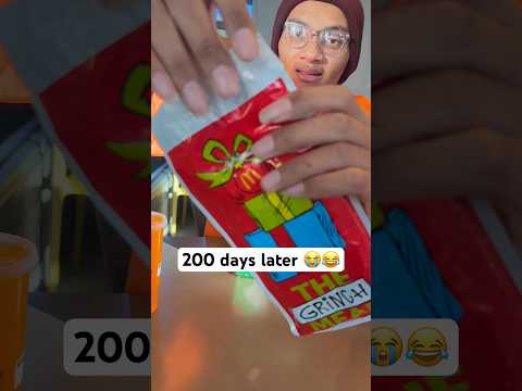 McDonald’s Grinch Meal (Coolest Christmas Socks Ever) #mcdonalds #happymeal #christmas #grinch #fyp