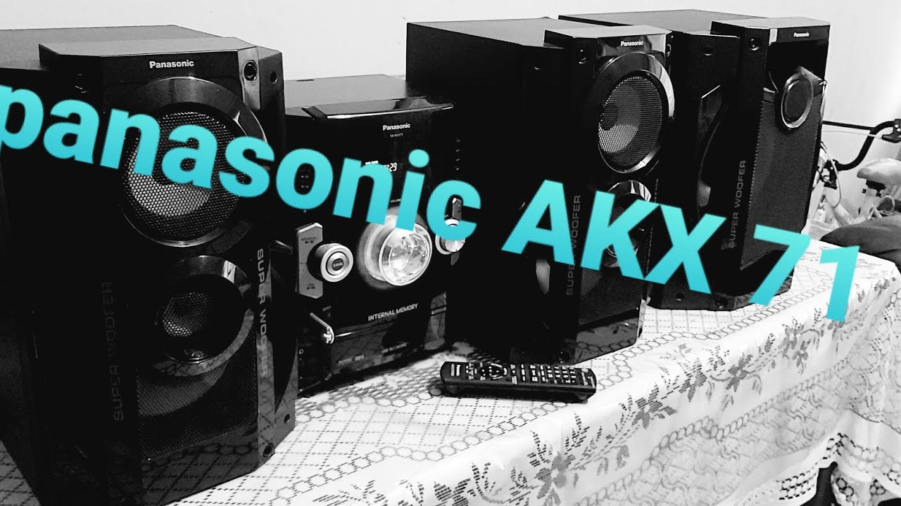 minicomponente panasonic akx71 - YouTube