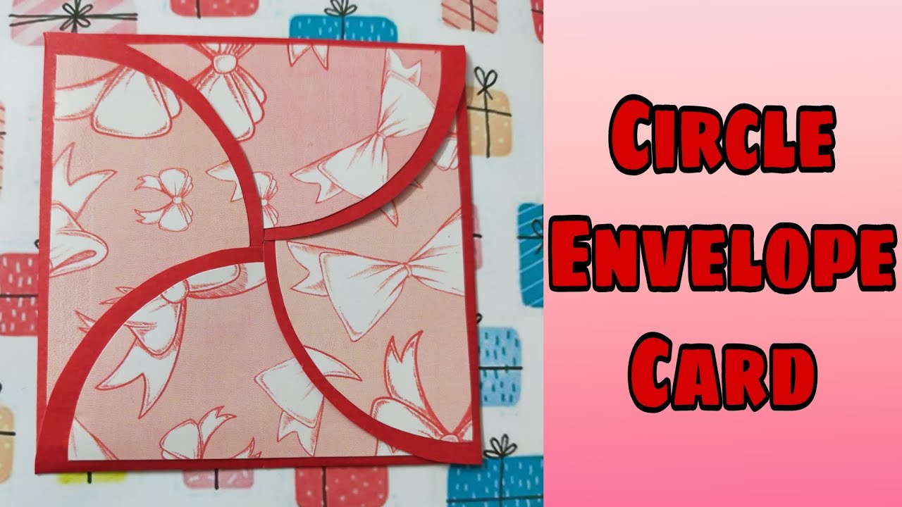 Circle Envelope Card Tutorial | Scrapbook Card Ideas - YouTube