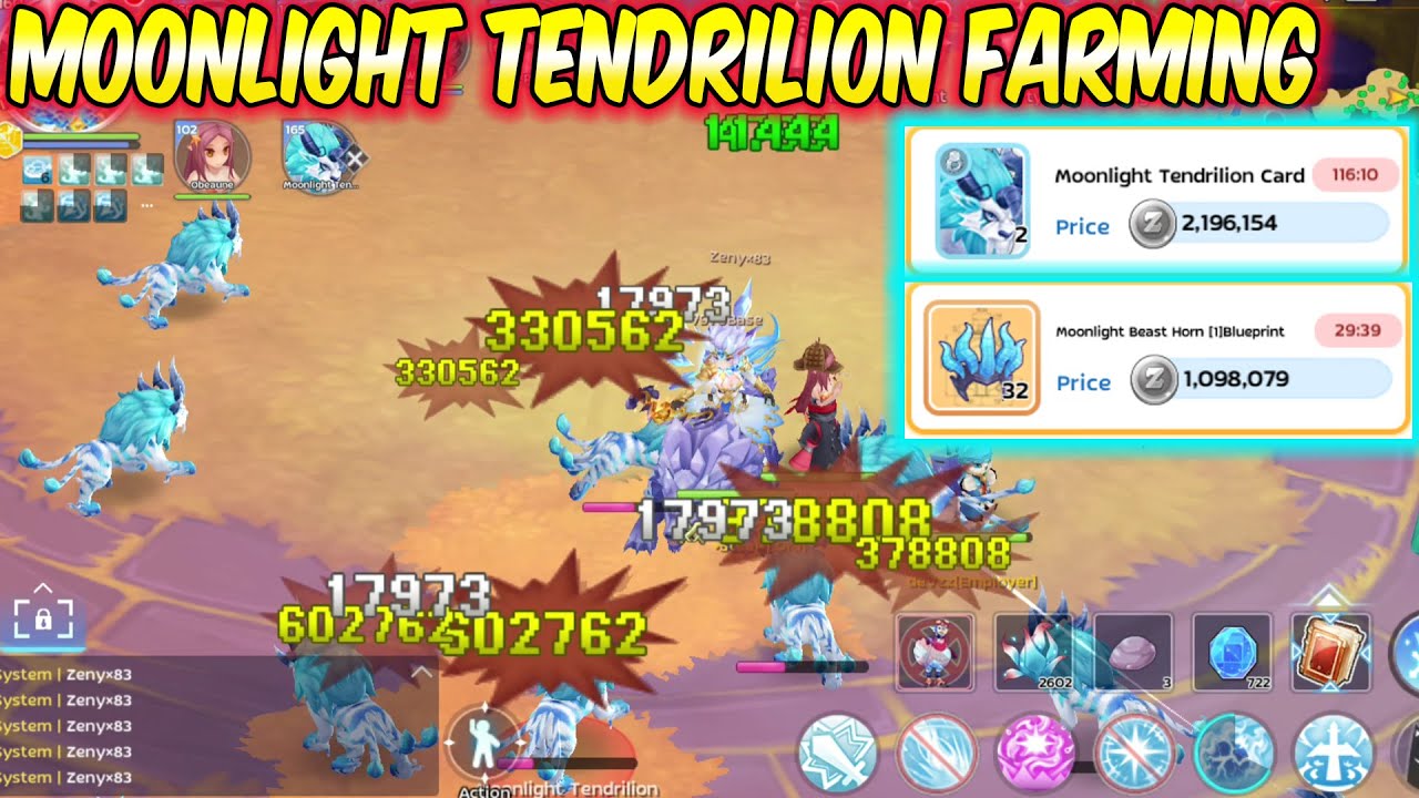 New Map Moonlight Tendrilion Farming How much I can Earn? | Ragnarok ...