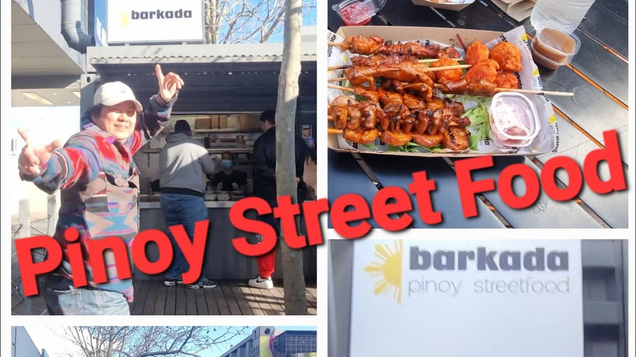 Trying Pinoy Street food @pinoybarkadagrill - YouTube
