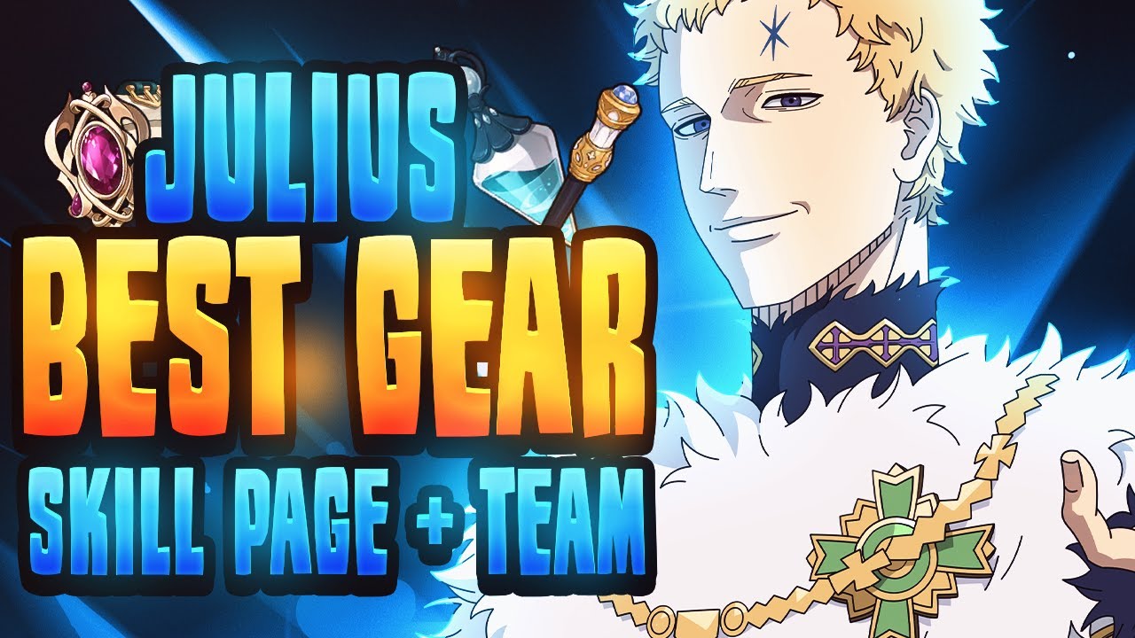 THE BEST! Complete JULIUS Build & Guide (Gear Sets, Teams, Skill Pages ...