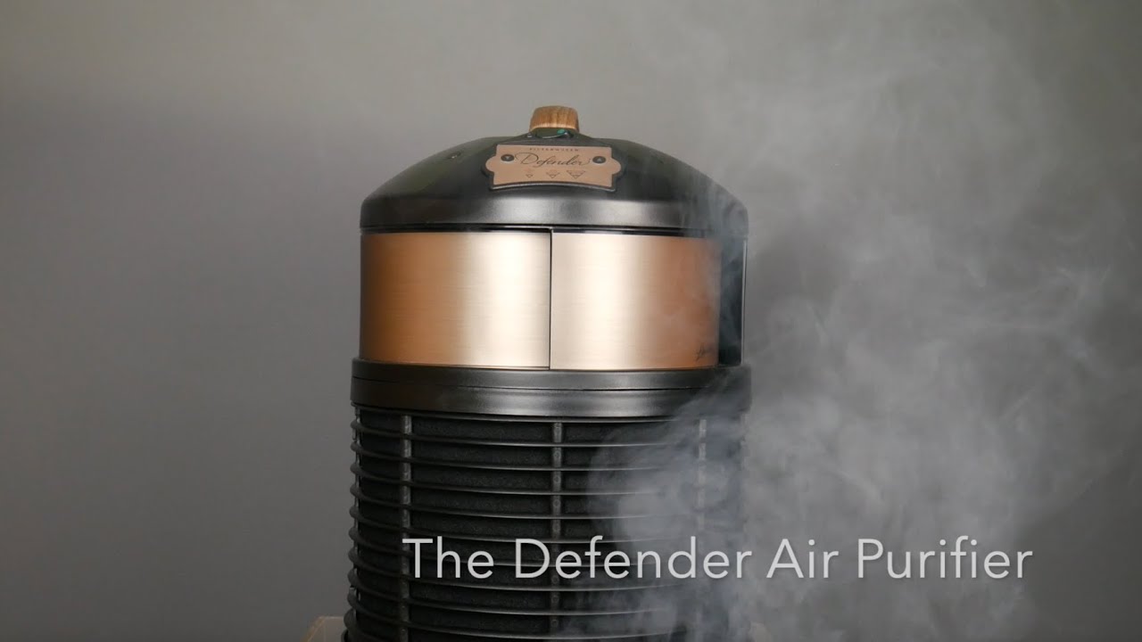 The Defender Air Purifier for Allergies and Asthma - YouTube