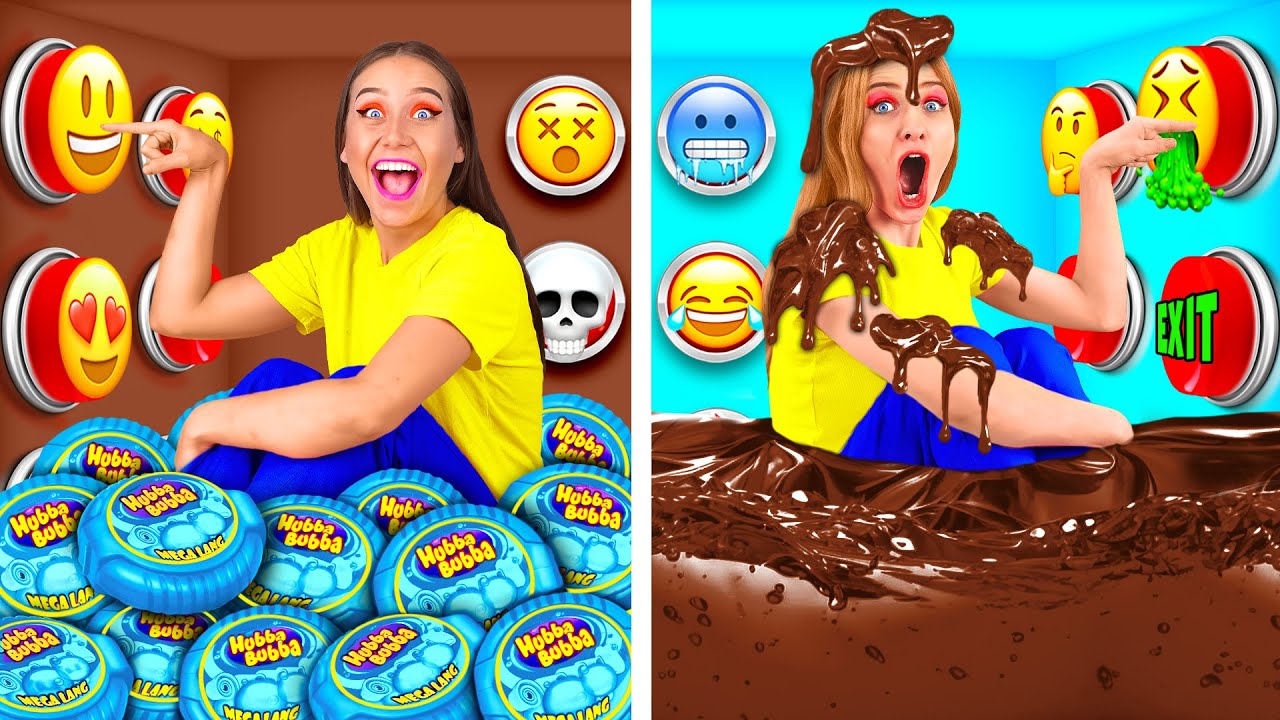 1000 Mystery Buttons Challenge Only 1 Lets You Escape | Funny ...