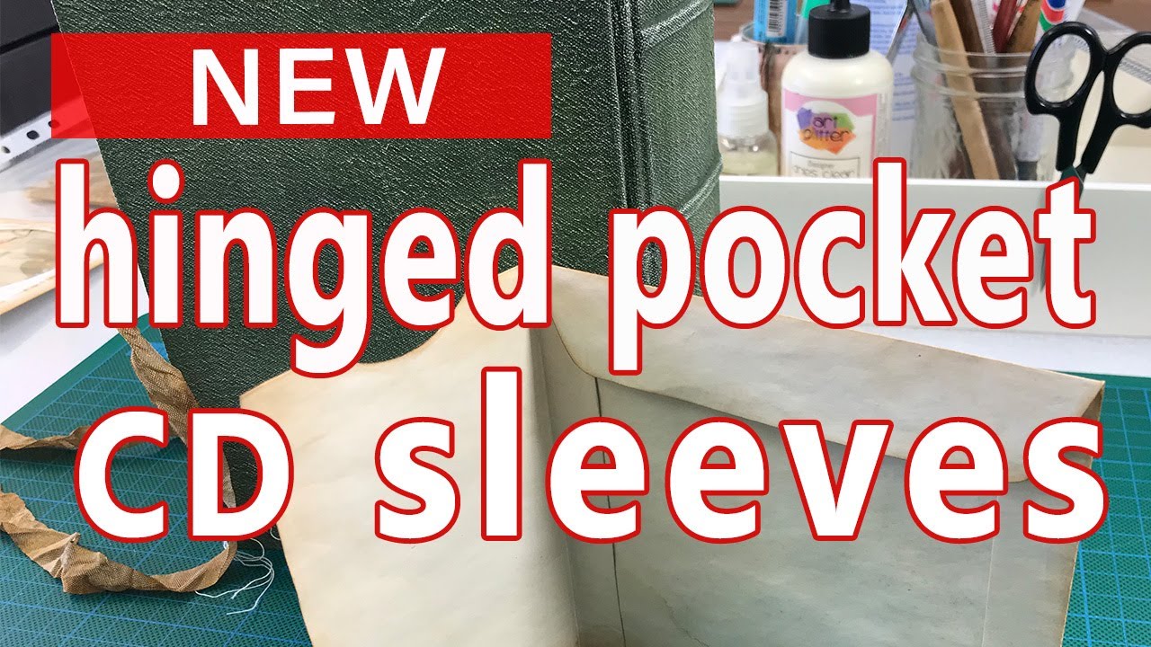 Hinged flip pocket CD sleeves Original DESIGN! - YouTube
