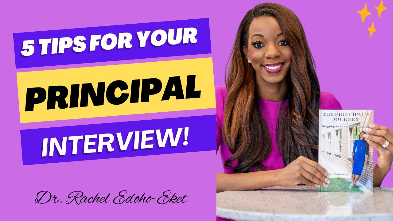 5 tips for your Upcoming Principal Interview! - YouTube