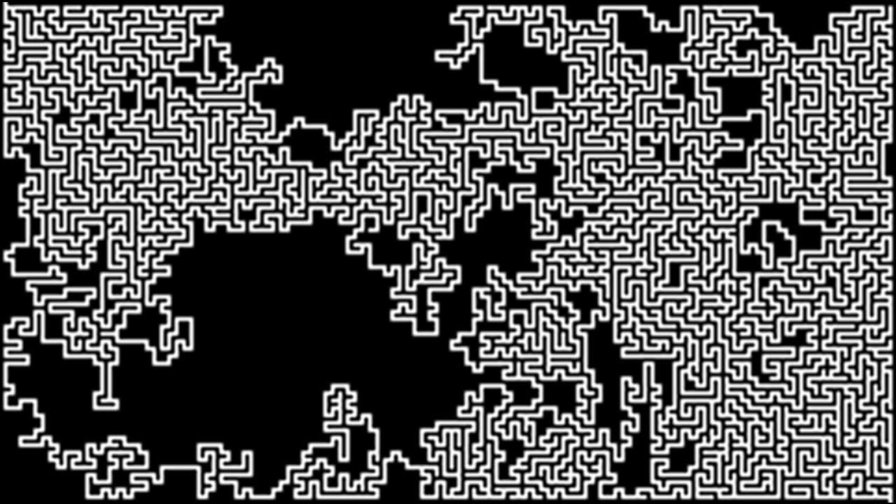 Generating, then solving a maze (Recursive Backtracking, A*) - YouTube