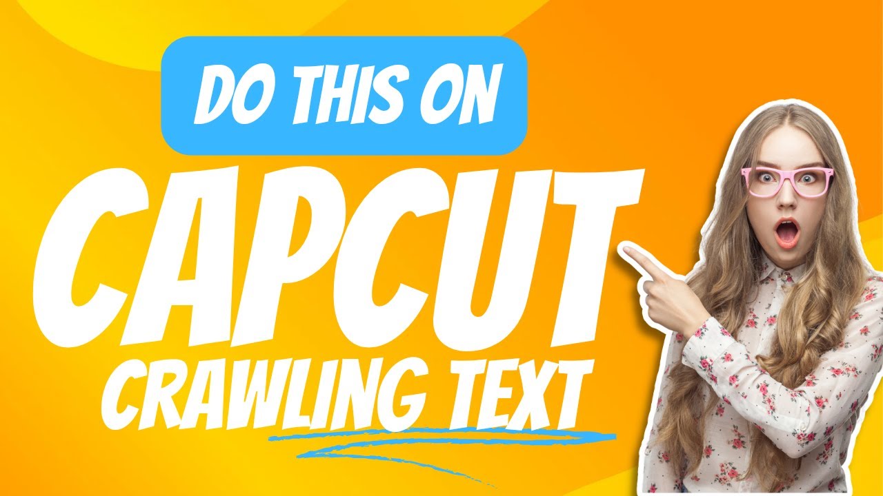 How to make crawling text /moving Text like news in capcut - YouTube