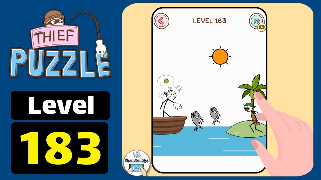 Thief Puzzle: to pass a level - Level 112 Answer • Game Solver